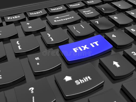 Button on the Keyboard - To Fix it, Fix Up - the Help Concept in ...