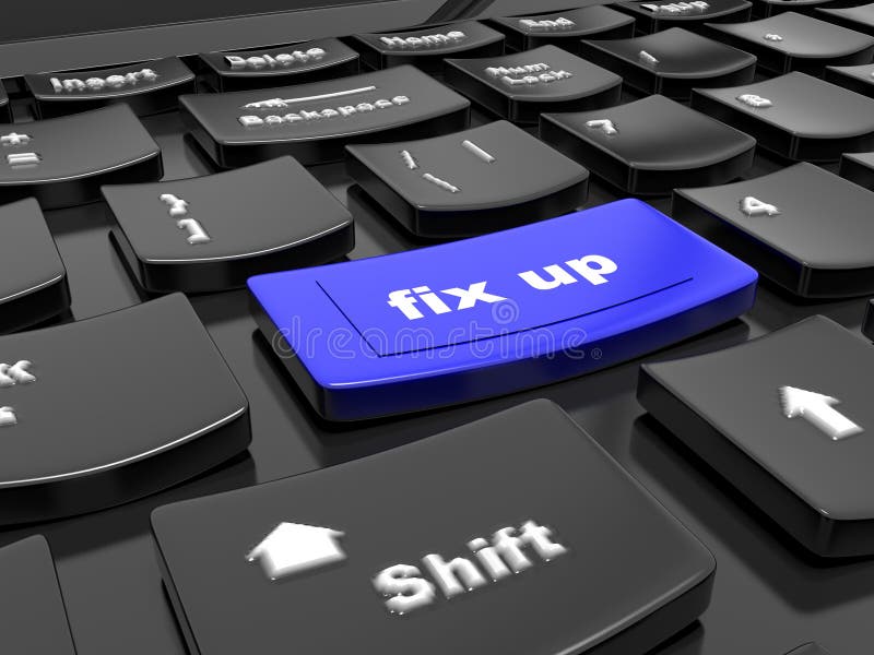 Button on the Keyboard - To Fix it, Fix Up - the Help Concept in ...