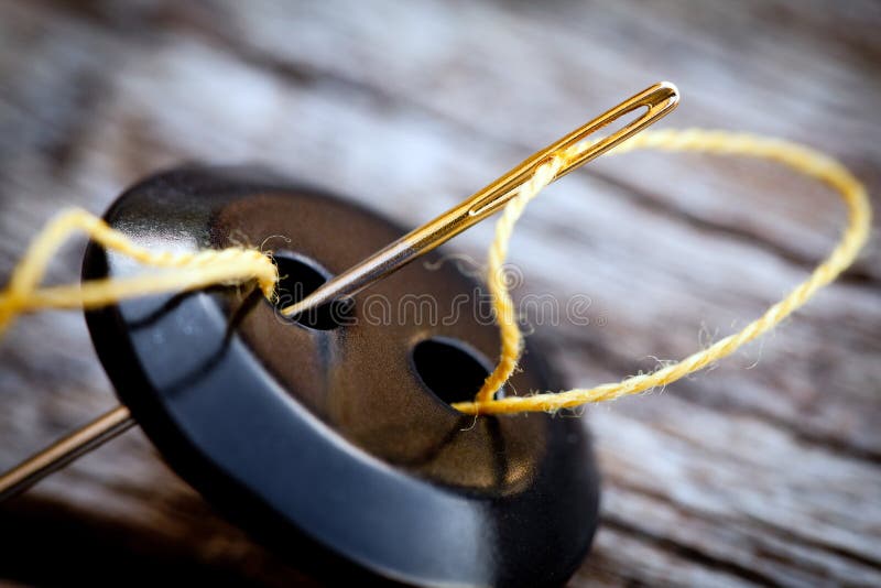 Tailoring button stock image. Image of wire, darning - 20316619