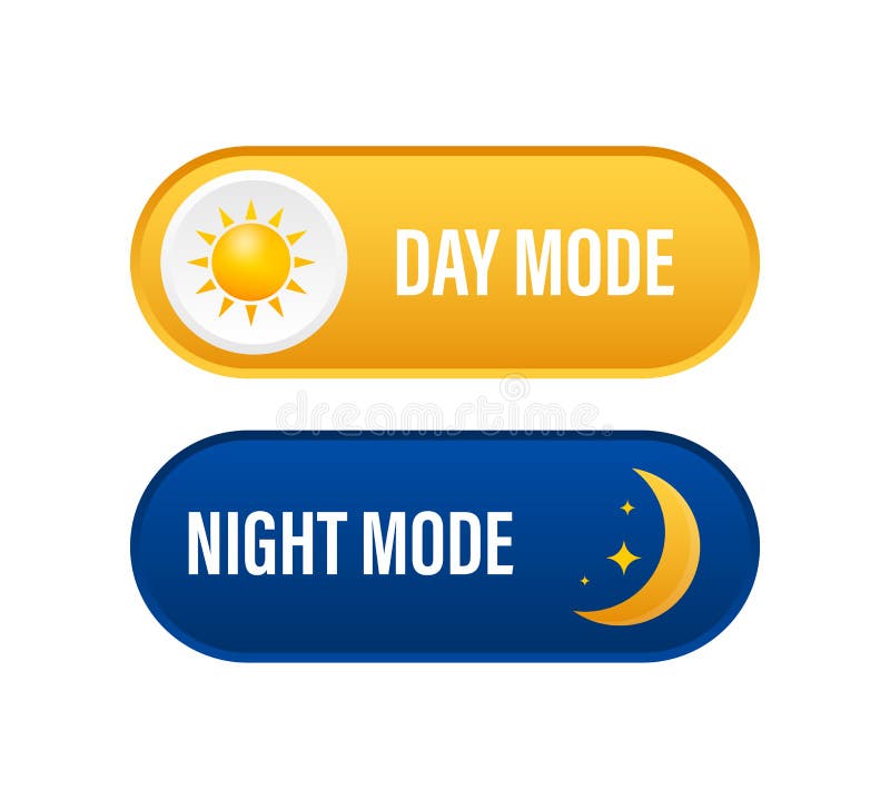 Dark Mode Button Stock Illustrations – 1,566 Dark Mode Button Stock ...