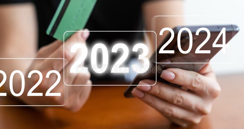 2024 Numbers. Business Person Work on Phone Stock Photo - Image of ...