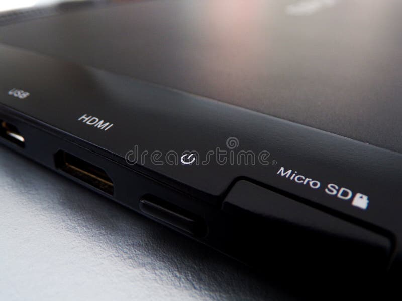 Button on and Off the Device Close-up. Stock Photo - Image of keyboard ...