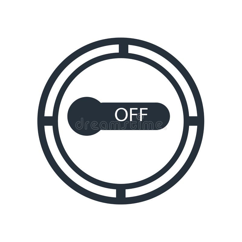 Button on Off Icon Vector Sign and Symbol Isolated on White Background ...