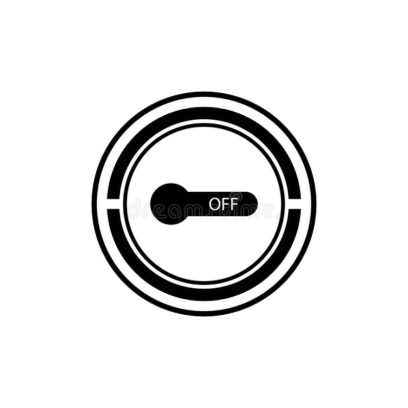 Button on, off logo vector stock vector. Illustration of powerful ...