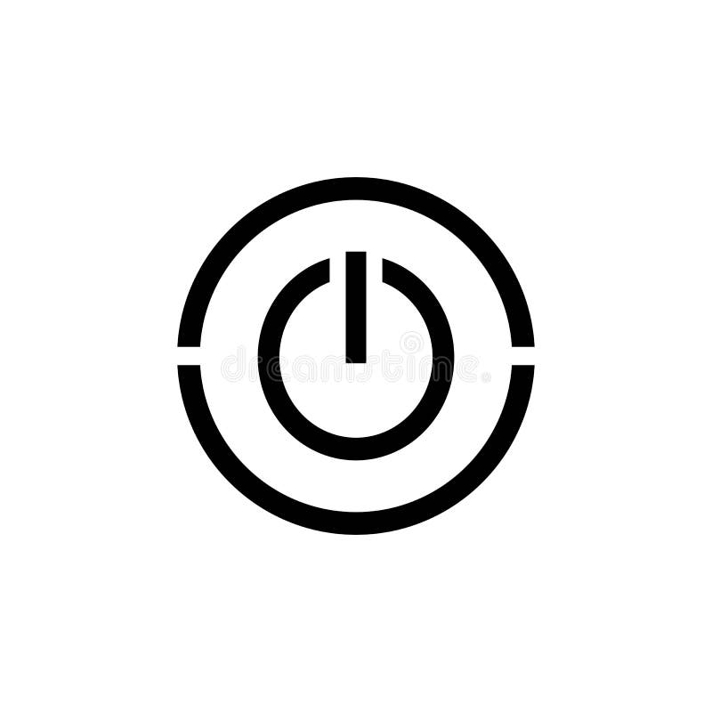 Button on, off logo vector stock vector. Illustration of buttons ...