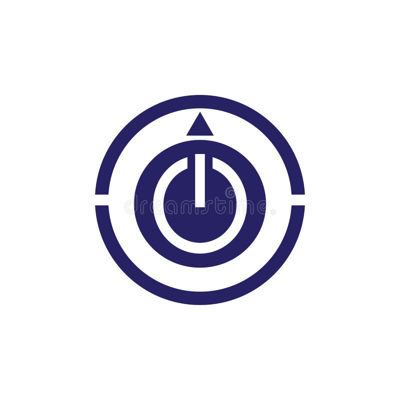 Button on, off logo vector stock vector. Illustration of game - 183005290