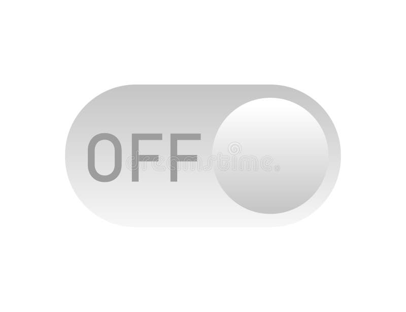 Button with Off. Vector Illustration. Stock Image Stock Vector ...