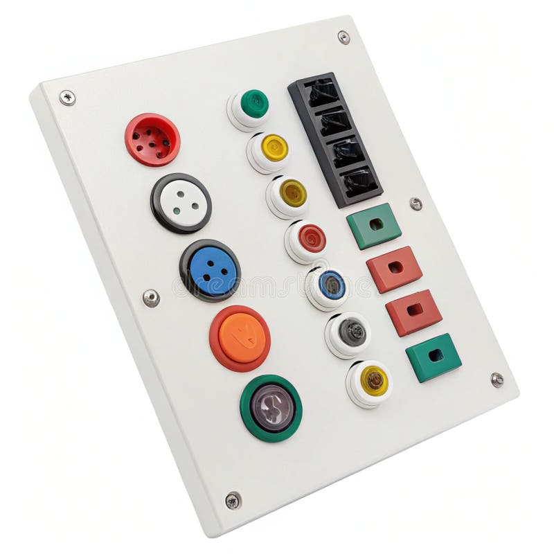 Button panel stock illustration. Illustration of experience - 357917933