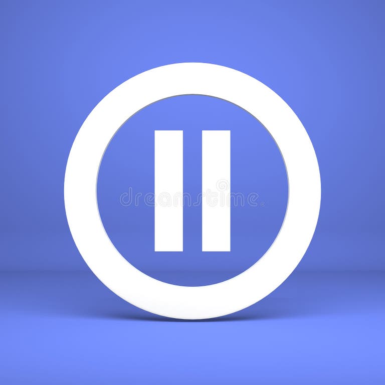 Symbol Pause Button Stock Illustrations – 15,464 Symbol Pause Button ...