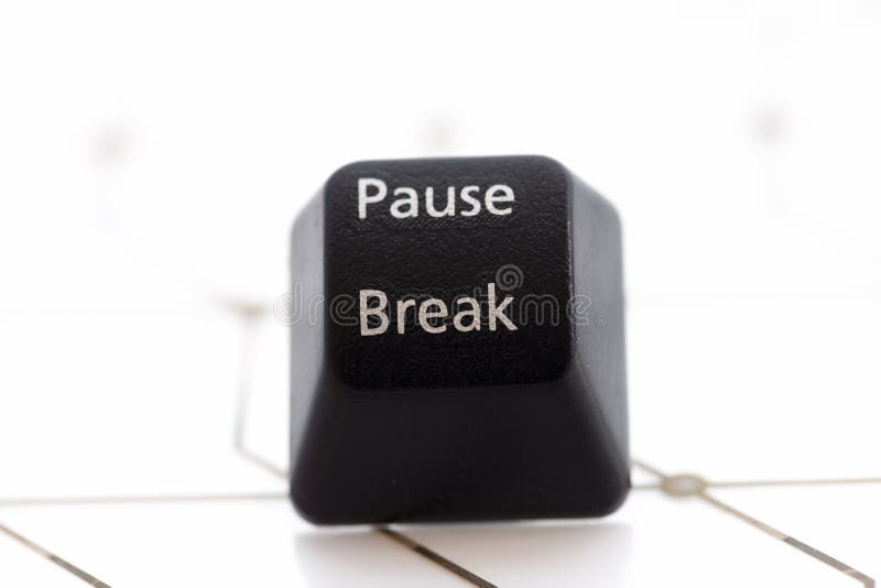 Pause-Break Keyboard Key Picture. Image: 3162387