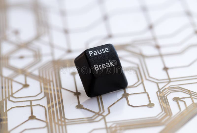 Pause Break stock photo. Image of detail, click, peace - 12781180