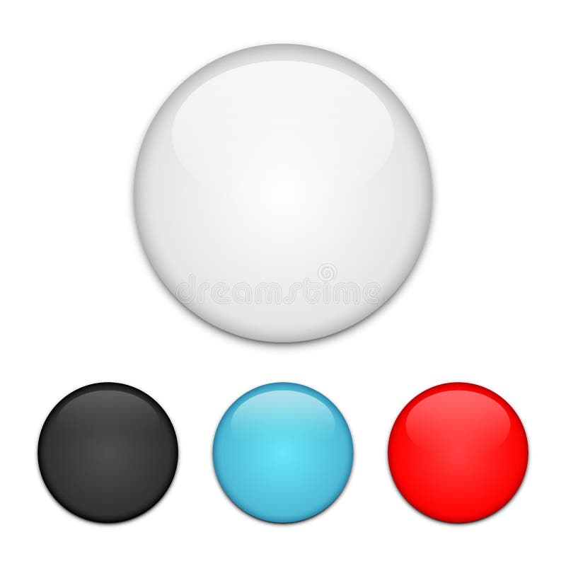 Button Pin Vector Design Illustration Isolated on White Background ...