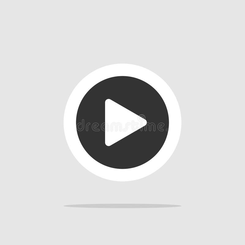 Button Play. Play Button Vector Icon for Web Site Stock Vector ...