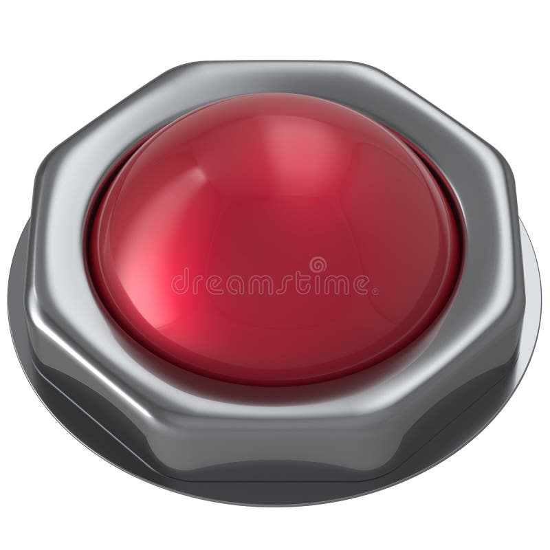 Push Down Button Green Indicator Activate Ignition Indicator Stock ...