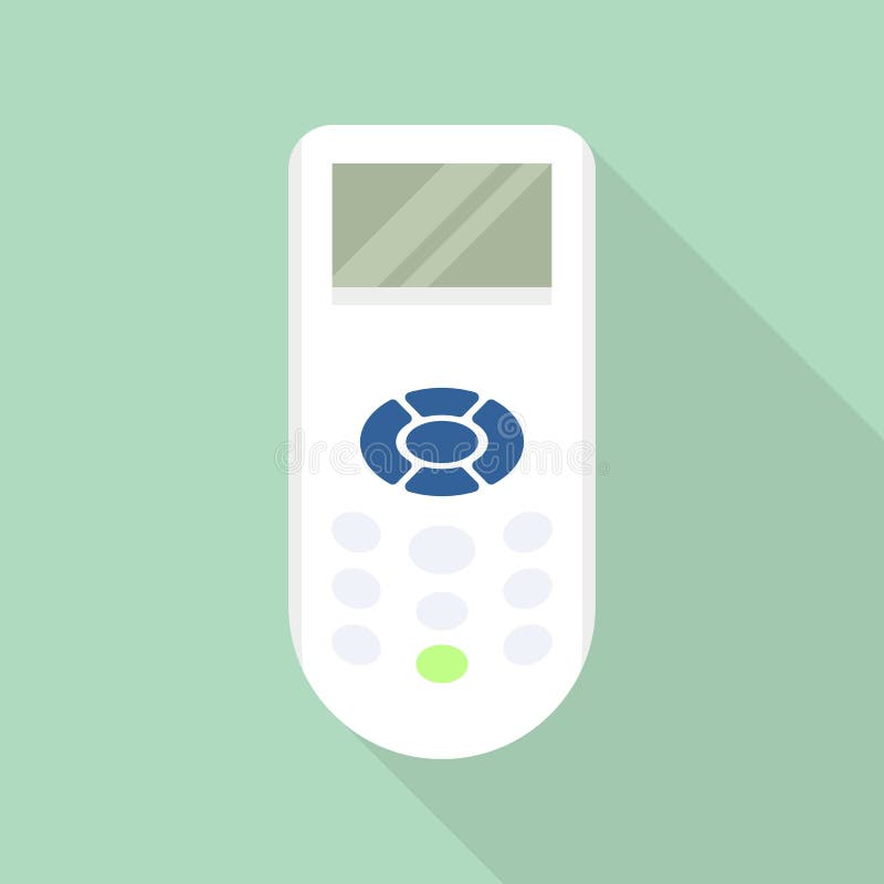 Red Button Remote Control with Antenna in Hand Stock Vector ...