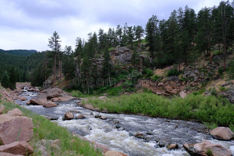 Button Rock Preserve River Photo Stock Image - Image of rocks, river ...