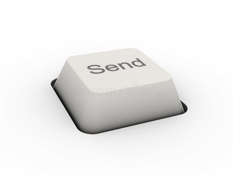 Button send stock illustration. Illustration of globe - 3075520