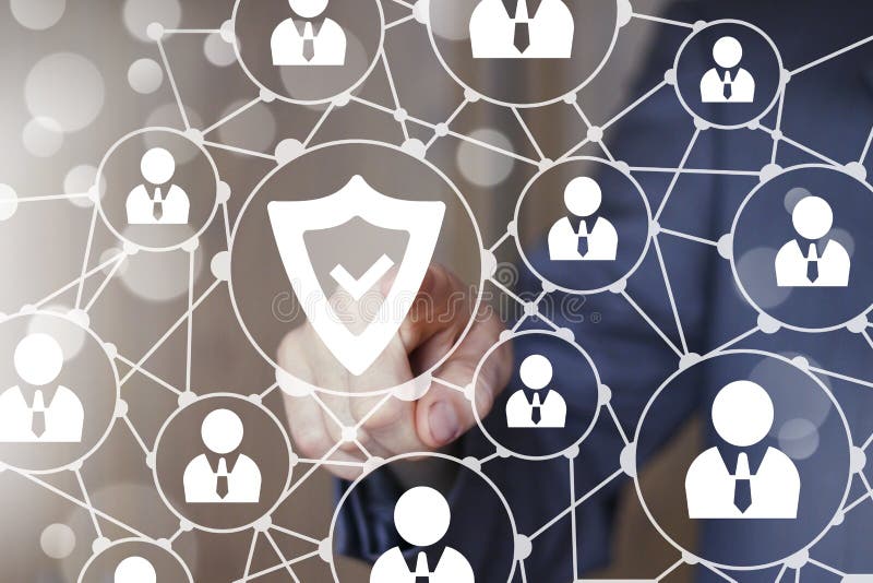 Button Shield Security Virus Icon Business Web Stock Photo - Image of ...