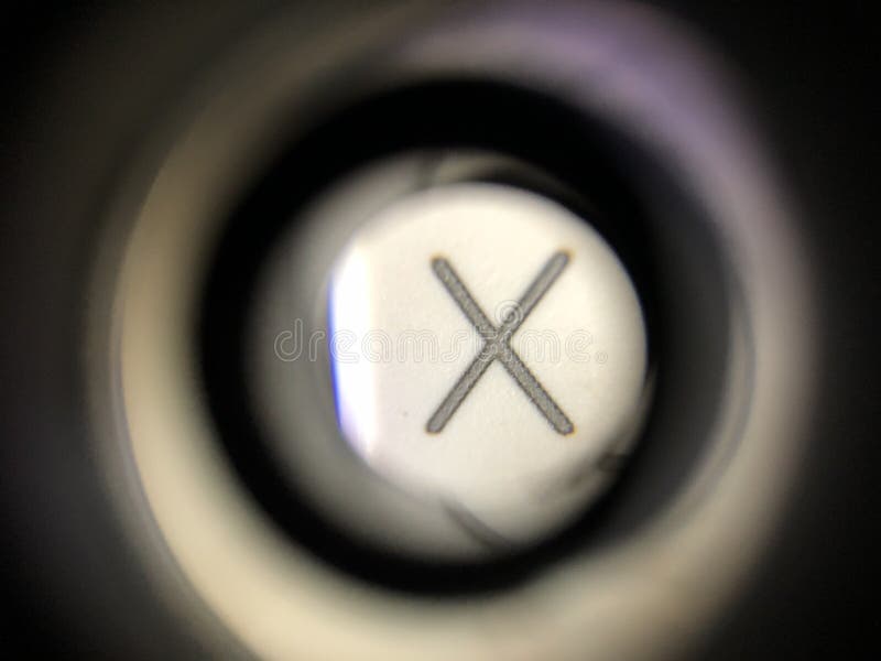 X Button Signal, Button Sign Stock Image - Image of symbol, number ...