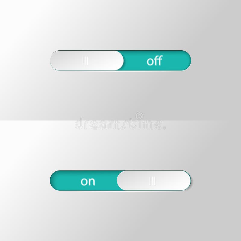 Button slider on off stock illustration. Illustration of abstraction ...
