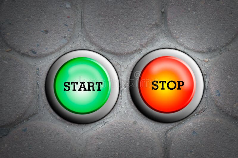 Button start and stop stock illustration. Illustration of choose - 24780676