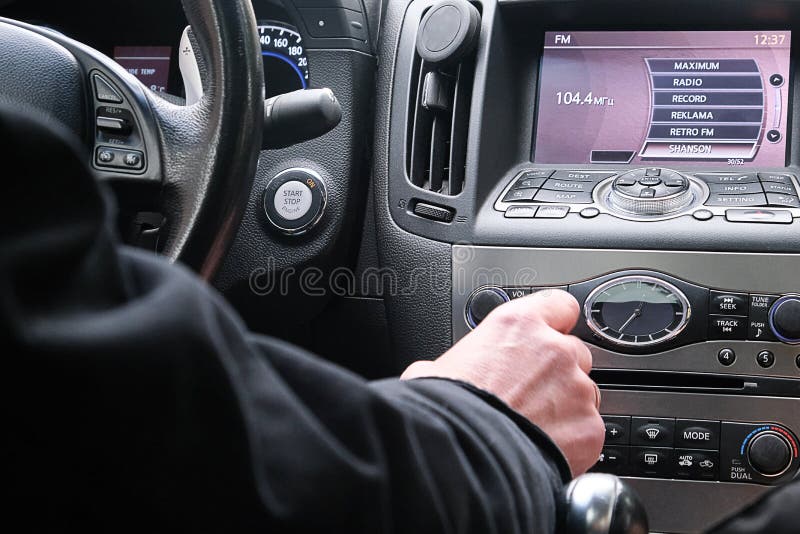 Button Start Stop Engine. Modern Button for Concept Design. Automotive ...