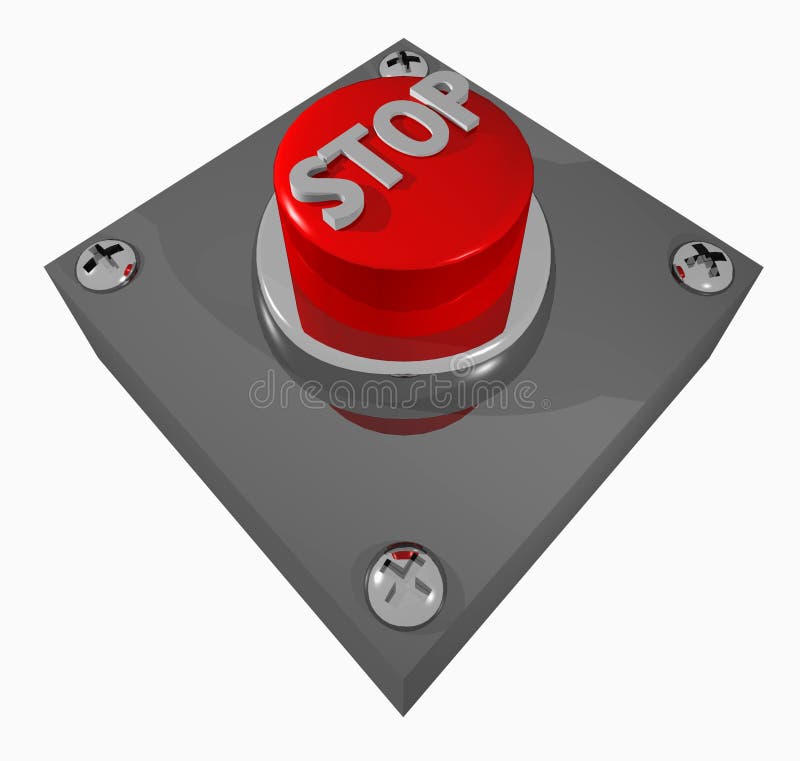 Button_STOP stock illustration. Illustration of stress - 250709