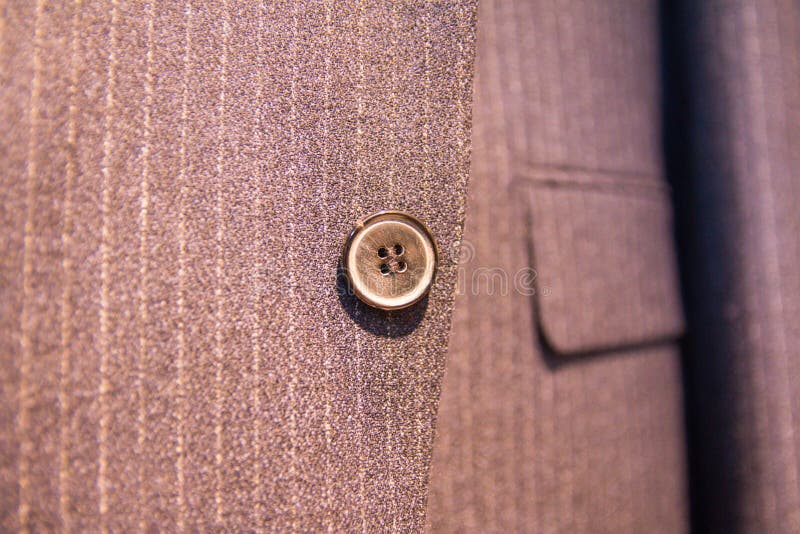 Button on suit stock photo. Image of hanging, design - 80085174