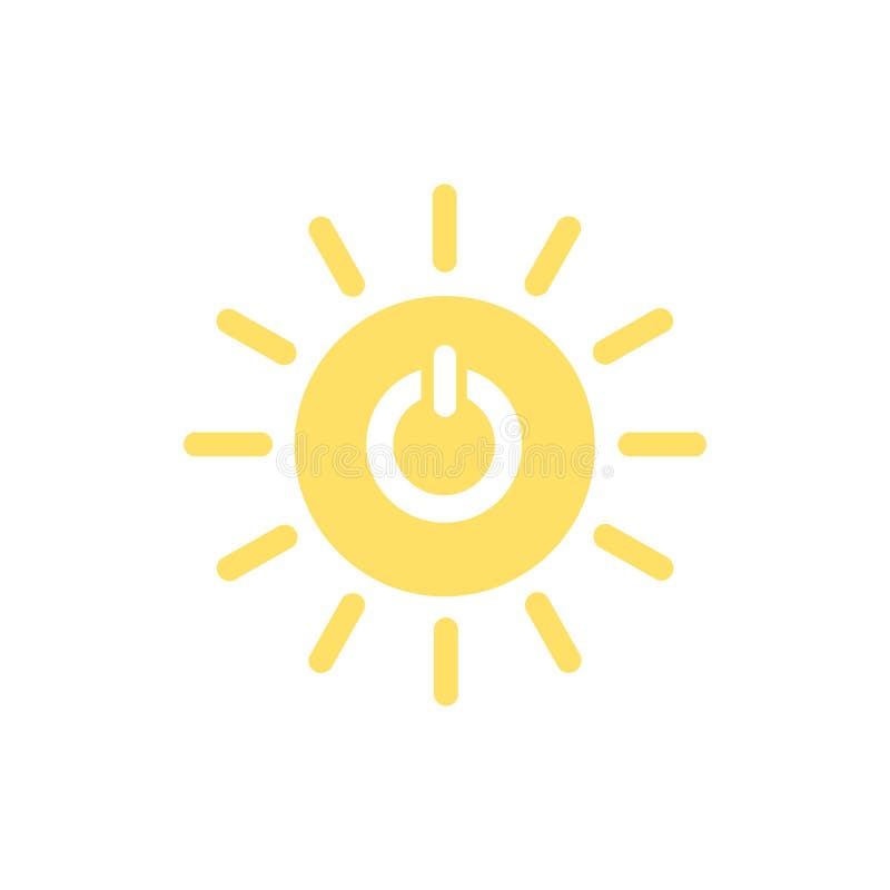 Button sun stock illustration. Illustration of button - 264594846