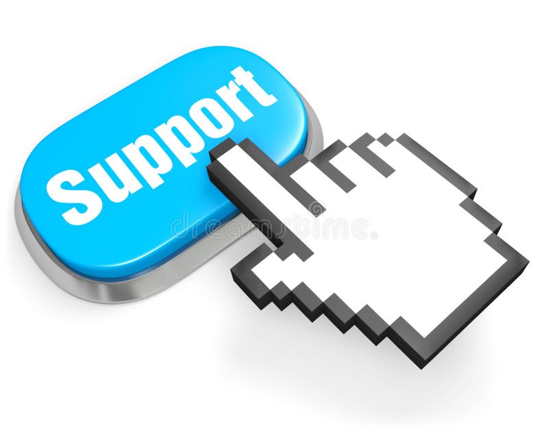 Support stock illustration. Illustration of electronic - 13378801