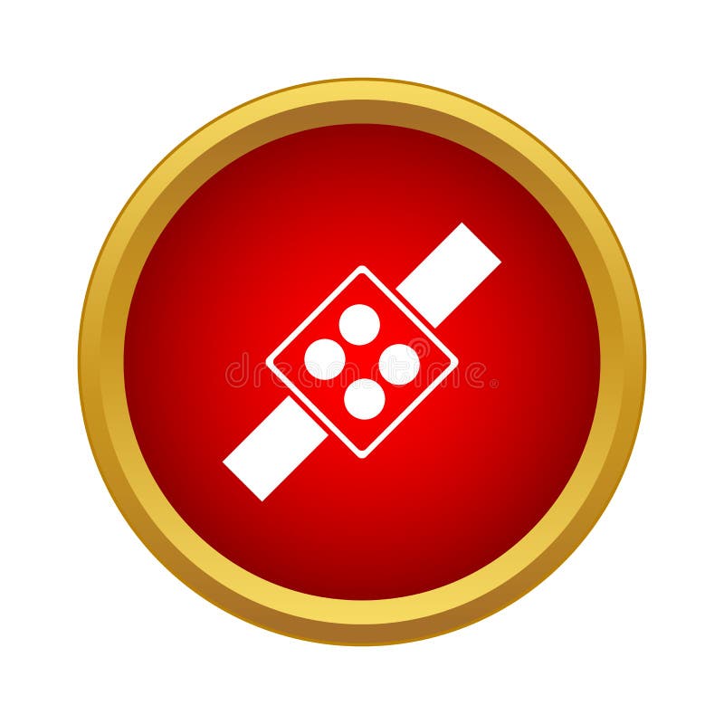 Button Synthesizer Icon, Simple Style Stock Vector - Illustration of ...