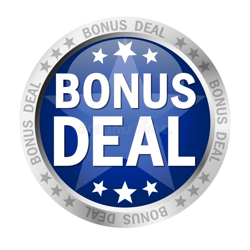 Button with Text Bonus Deal Stock Vector - Illustration of sale, price ...