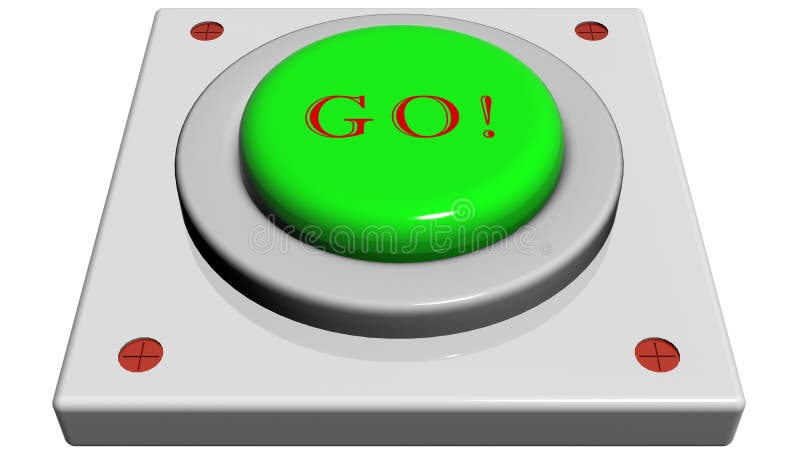 Button to go stock illustration. Illustration of advanced - 28741285