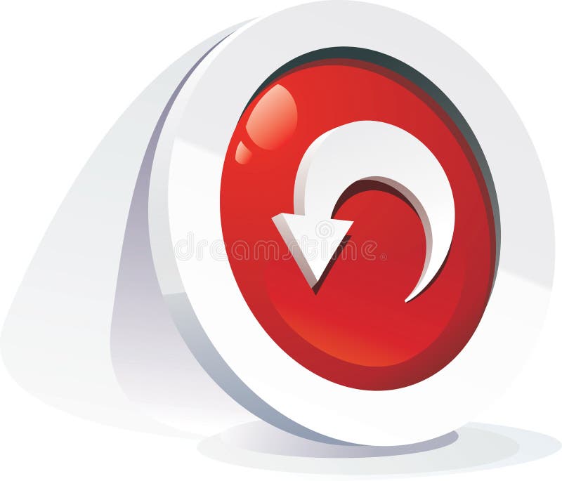 Undo button stock illustration. Illustration of close - 3573986