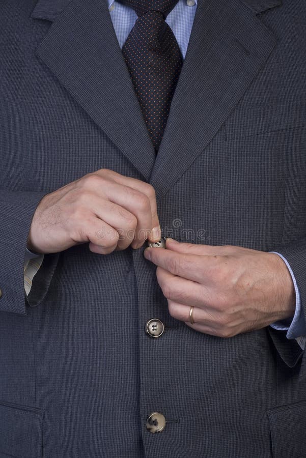 Button up stock photo. Image of dress, suit, coat, thumb - 56916896