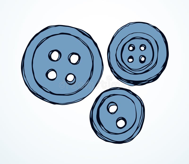 Button. Vector drawing stock vector. Illustration of circle - 150119016