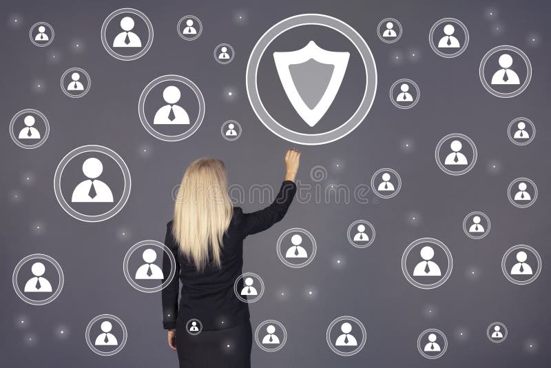 Button Shield Security Virus Icon Business Web Stock Photo - Image of ...