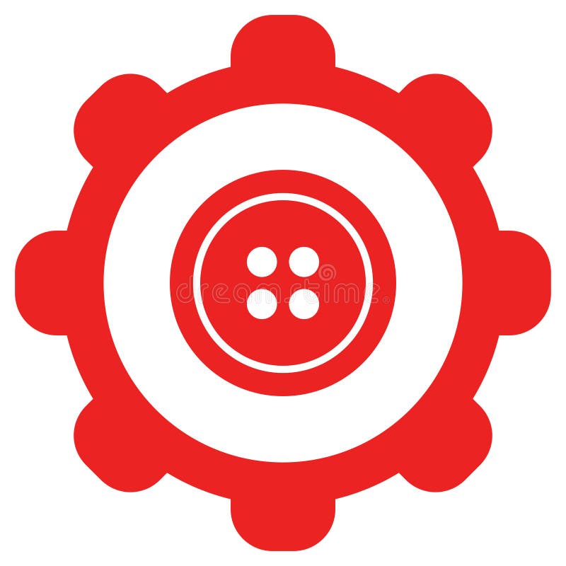 Button and wheel stock vector. Illustration of machine - 244730775
