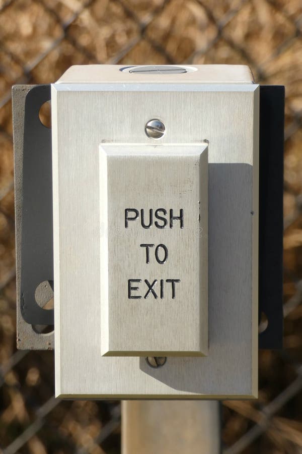 Exit Button stock image. Image of exit, words, leaving - 105267959