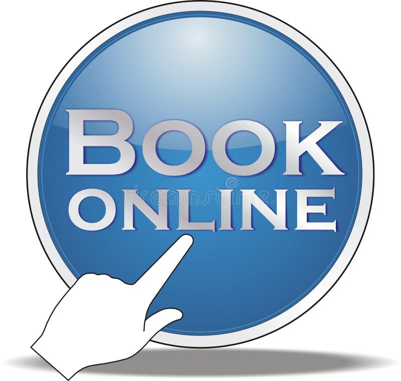 Button with Writing on Book Online Stock Illustration - Illustration of ...