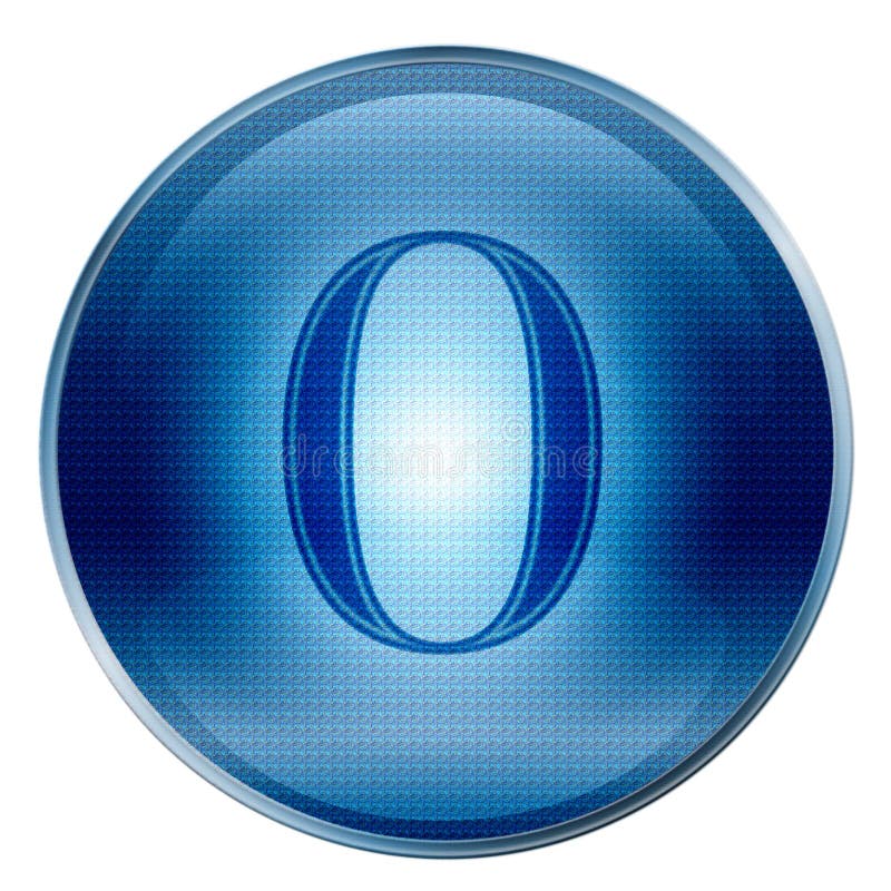 Zero Click Sign with Clean Background Stock Illustration - Illustration ...