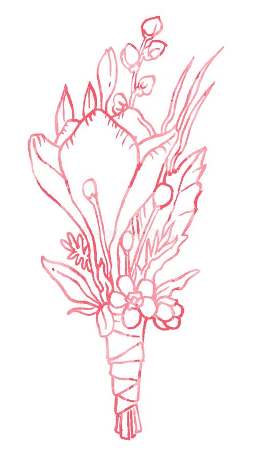 Buttonhole pink stock vector. Illustration of poster - 55978231