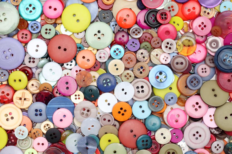Colorful Buttons stock image. Image of object, green, homemade - 8534269