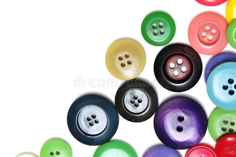 Colorful Buttons stock image. Image of object, green, homemade - 8534269