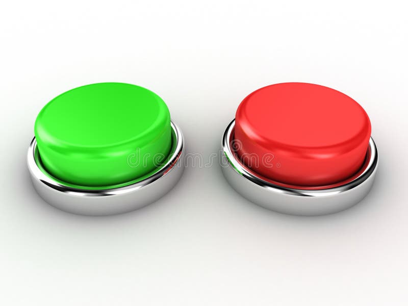 Set of Pressed and Depressed Buttons Stock Photo - Illustration of ...