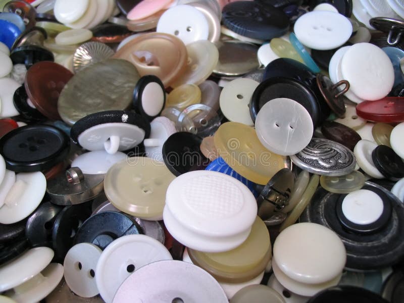 Buttons stock photo. Image of close, fasten, detail, plenty - 199434