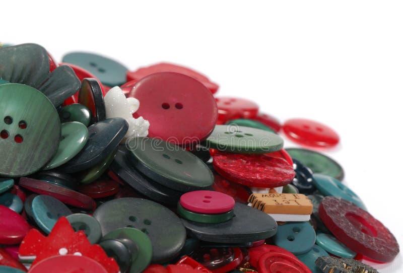Buttons stock image. Image of christmas, sewing, seasonal - 3312493