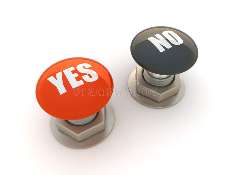 Yes button stock illustration. Illustration of pronounced - 12717126