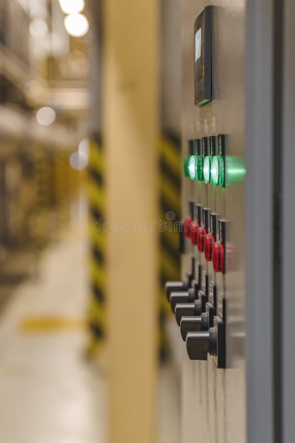 Buttons on the Automatic Control Panel, Selective Focus Stock Image ...