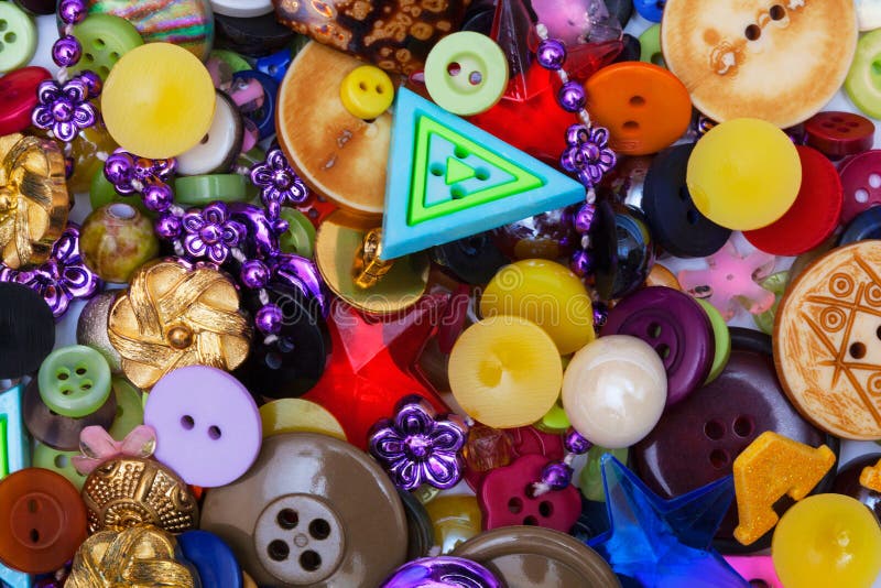 Buttons and Beads stock photo. Image of multi, colour - 77014076